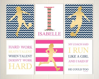 Basketball wall art soccer girl wall art by PicabooArtStudio