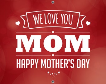 We love you mom | Etsy