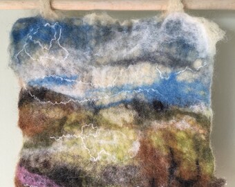 Felt landscape | Etsy