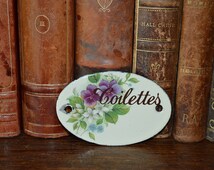 Unique toilette sign related items | Etsy