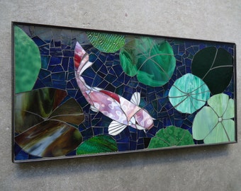 Mosaic koi fish | Etsy