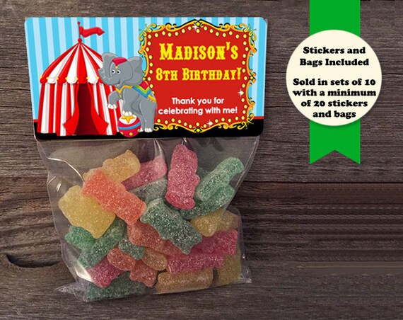 Carnival Birthday Favors Circus Birthday Favors Carnival