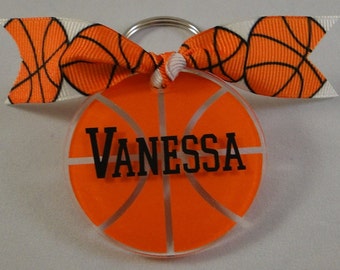 Basketball bag tag | Etsy