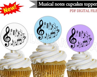 Piano cake topper | Etsy