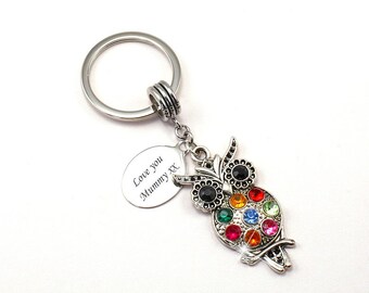 Unique owl key ring related items | Etsy