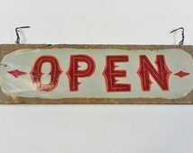 Unique open closed sign related items | Etsy