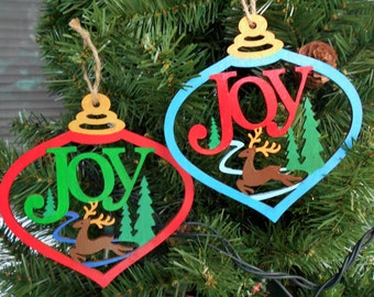 Joy ornaments | Etsy