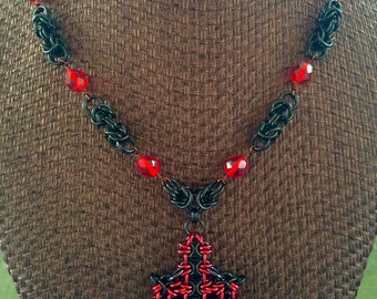 Chainmail cross | Etsy