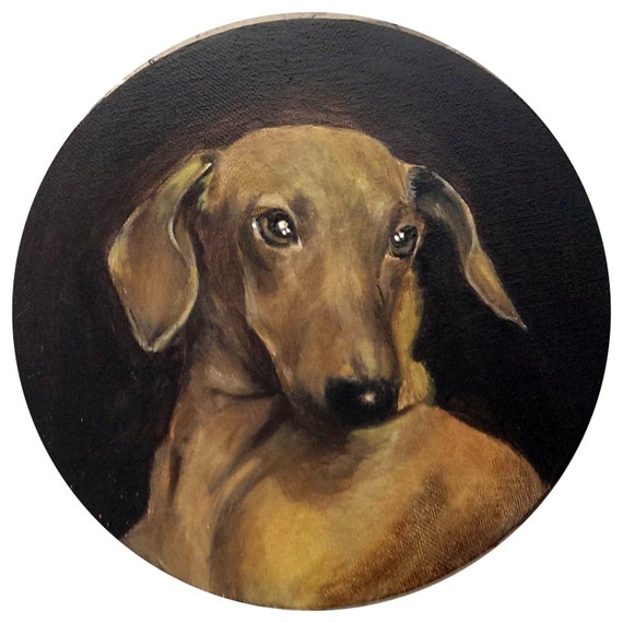 CLASSICAL DOG PORTRAIT a traditional portrait of by SmallFacesLtd