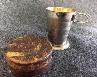 Vintage metal cups | Etsy