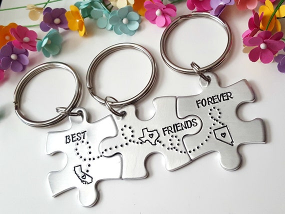 Personalized Keychains Friendship Keychains Family