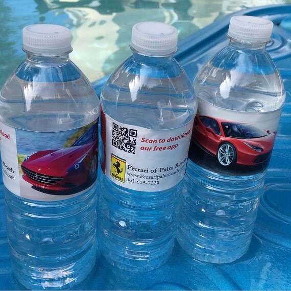 Promotional Gift Water Bottle Labels Corporate Gift Water