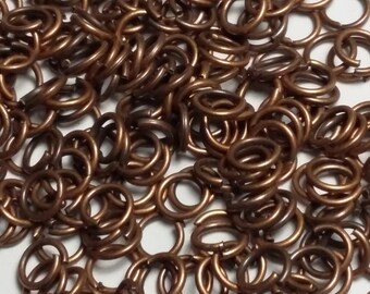 Copper split rings | Etsy