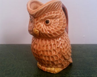 Owl pitcher | Etsy