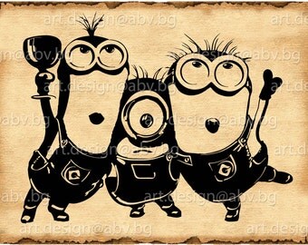 Minions vector | Etsy