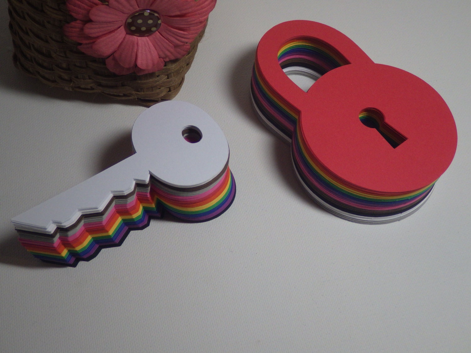 Lock & Key Color Matching Set 110 PC Set Bulletin Boards