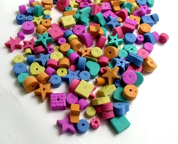 Kids Foam Bead Jewelry Kit Kids Craft Kit Foam Beads