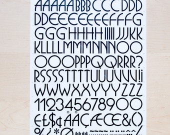 Letraset lettering | Etsy