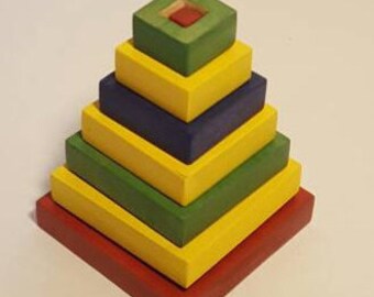 Unique pyramid puzzle related items | Etsy