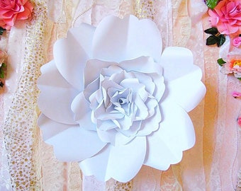 Gold Paper Rose Template & Tutorials Giant by CatchingColorFlies