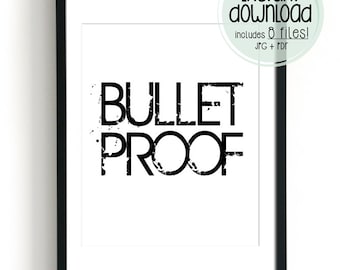 Bullet proof | Etsy
