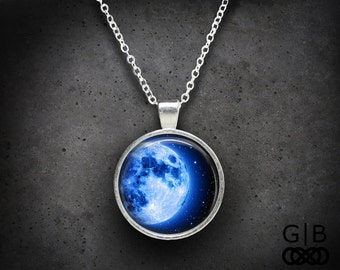 Blue moon jewelry | Etsy