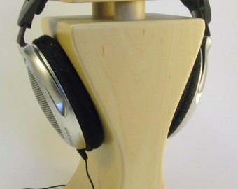 Unique wood headphone stand related items | Etsy