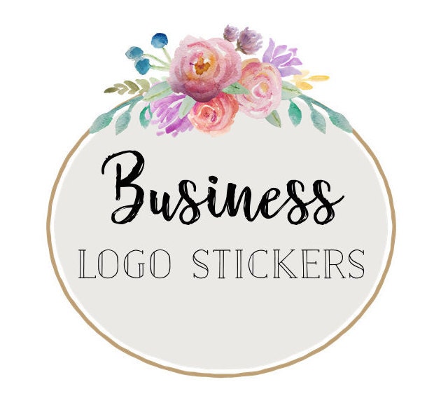 Business Logo Labels Custom Stickers from eight28designs on Etsy Studio