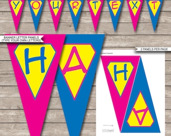 Superhero flags | Etsy