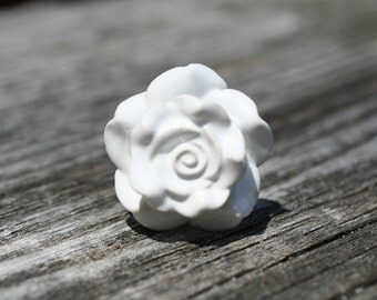 Flower drawer knob | Etsy