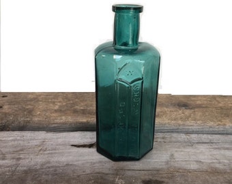 Unique octagon bottles related items | Etsy