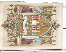 Popular items for antique bible on Etsy