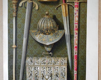 Crown scepter sword | Etsy