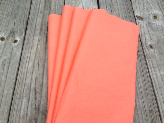 Coral Tissue Paper 48 Sheets / Bulk Tissue Paper / Tissue