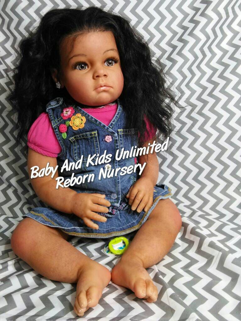 AA reborn toddler baby African American Biracial Custom