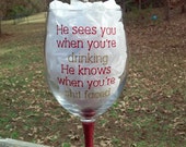 Funny wine glasses | Etsy