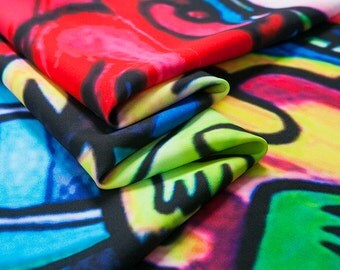 Bold color fabric | Etsy