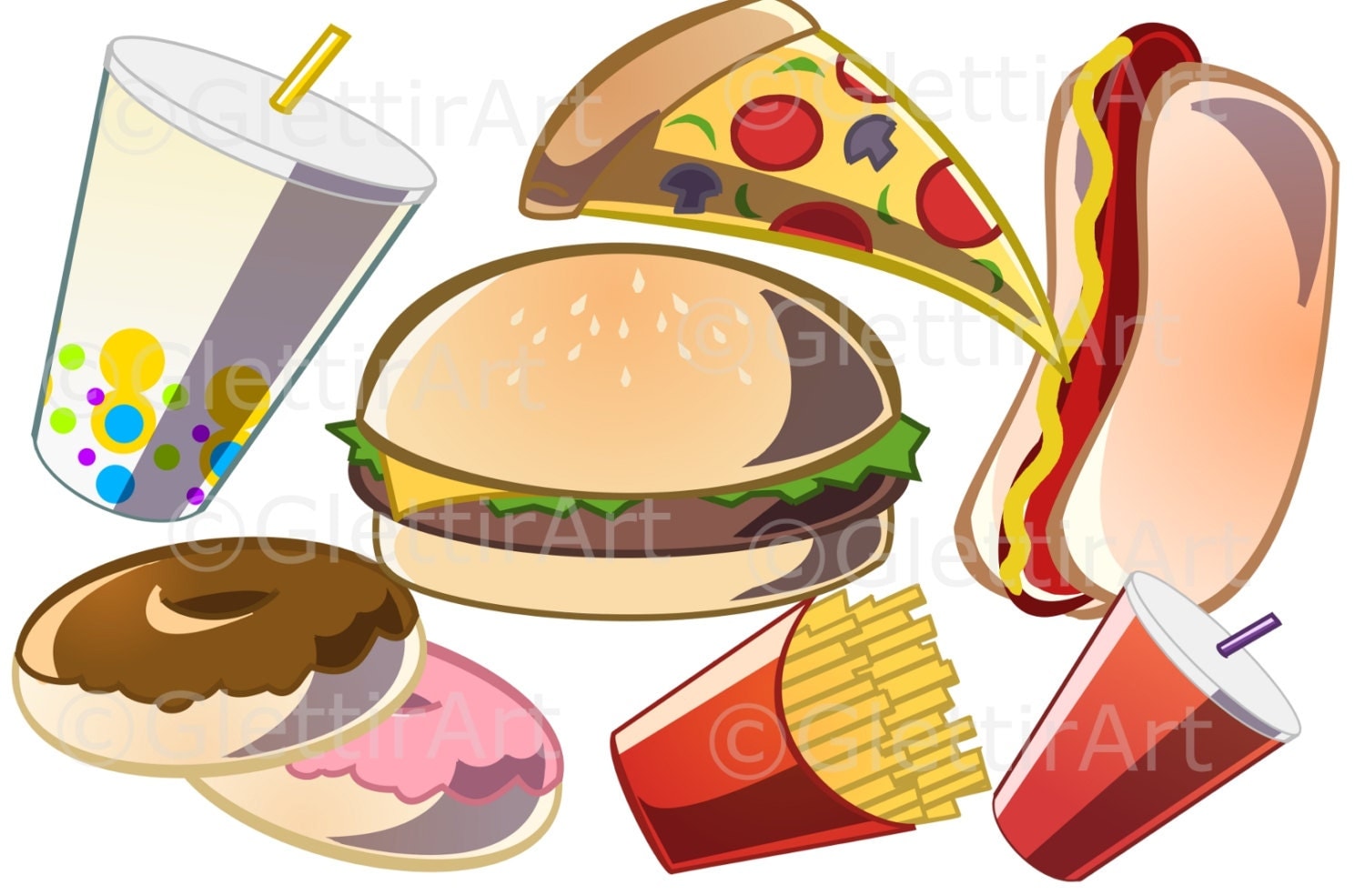 Junk Food clipart Junk Food clip art for personal and