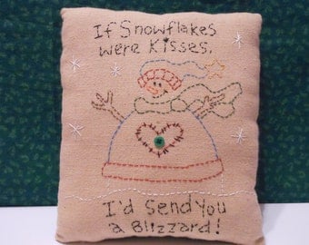 Unique primitive stitchery related items | Etsy