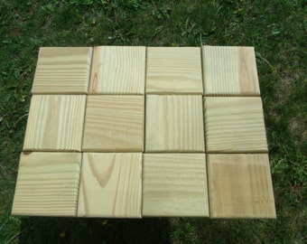 Wood checker board | Etsy