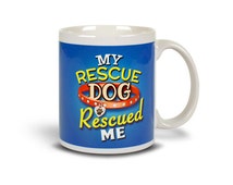 Unique my dog rescued me related items | Etsy