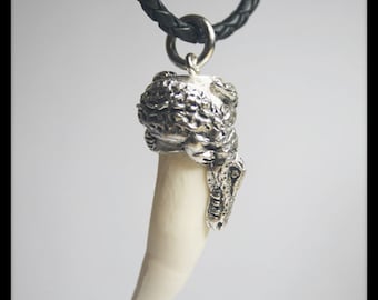 Alligator tooth necklace | Etsy