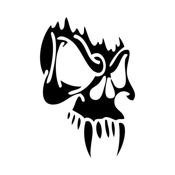 Items similar to Skull Decal on Etsy