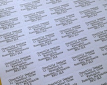 Unique return address labels related items | Etsy