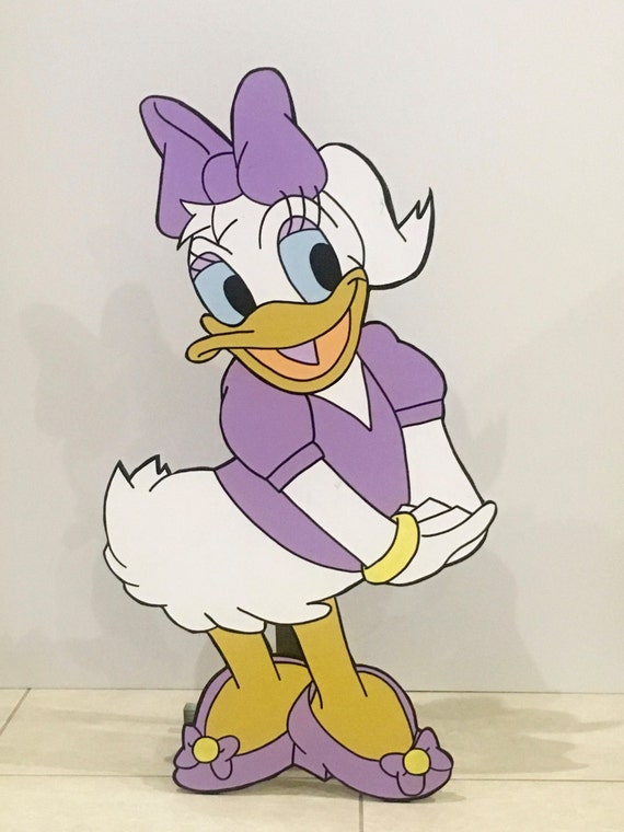 Wooden Daisy Duck Cut Out Daisy Duck Minnie Mouse Boutique Mickey 