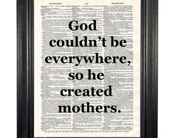 God created mothers | Etsy