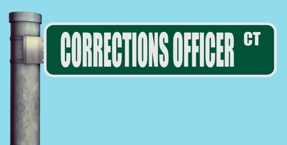 Corrections Officer CT Street Sign Court Heavy Duty Aluminum