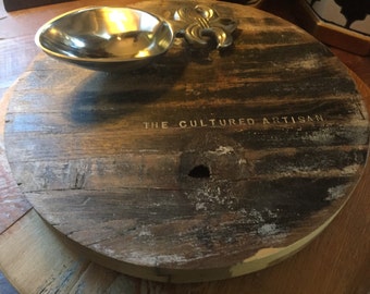 Items similar to Upcycled Pecan Lazy Susan on Etsy