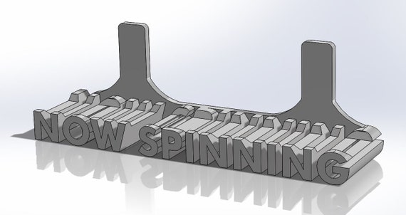 Now Spinning Vinyl Record Wall Mount Display Shelf by RecordRacks