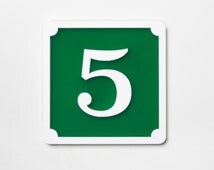 Unique classic house number related items | Etsy